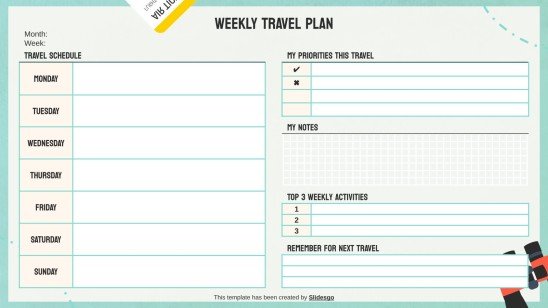 My Travel Planner Presentation