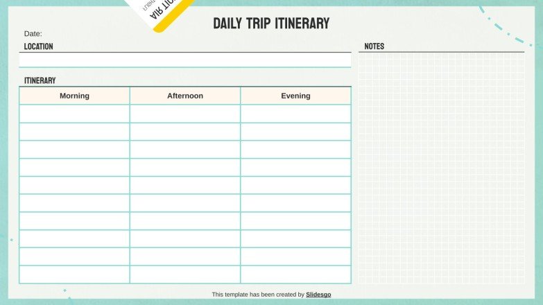 My Travel Planner Presentation