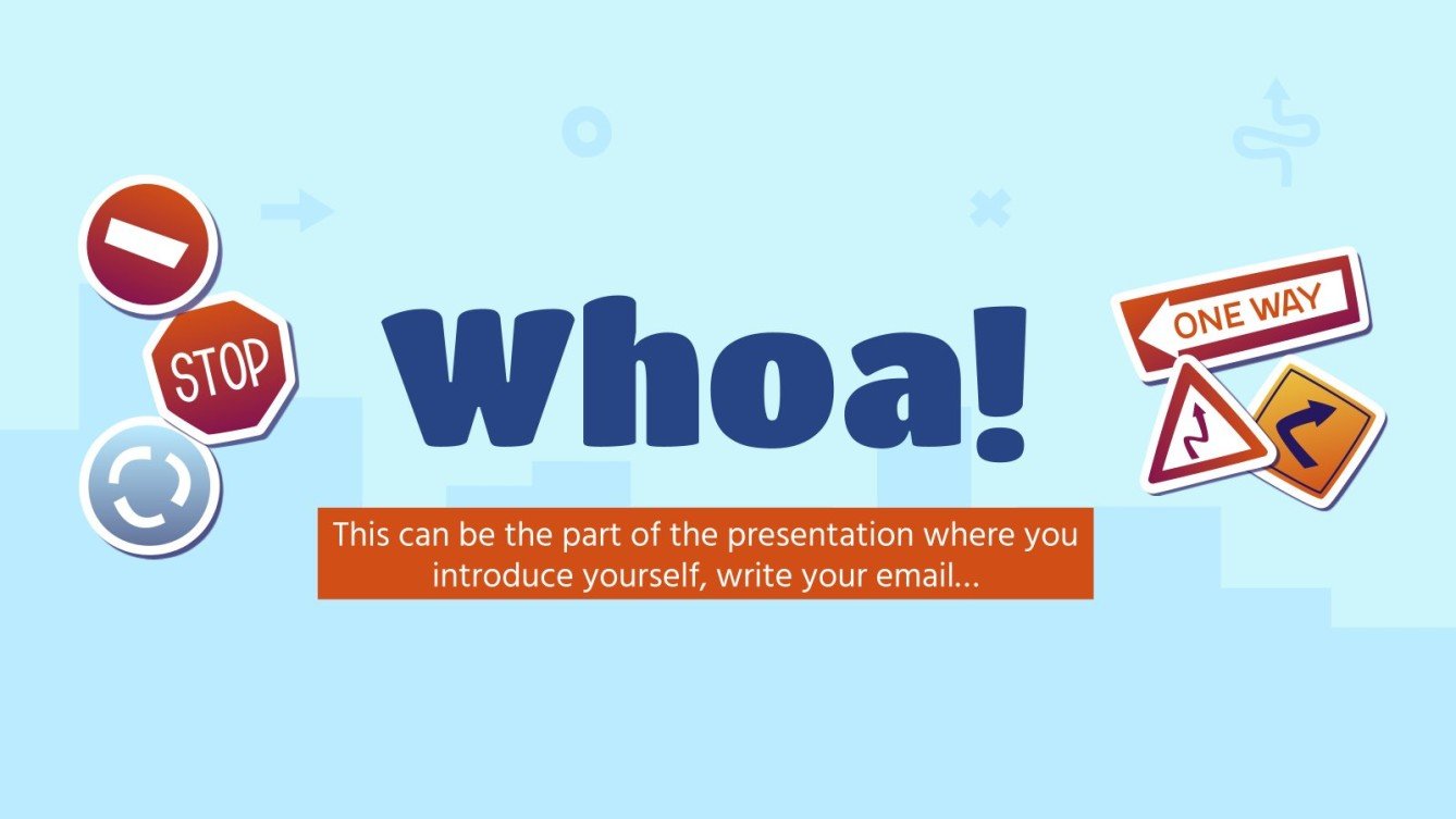 Presentación Tutorial de seguridad vial para niños