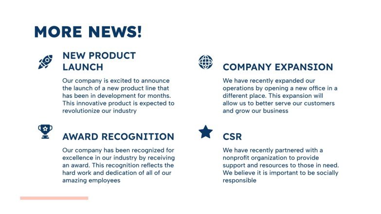 CSR Newsletter Presentation