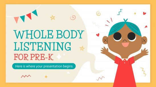 Whole Body Listening for Pre-K Presentation