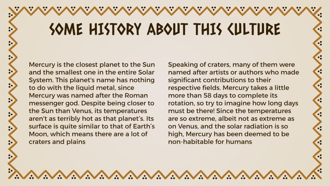 Aztecs Culture Presentation