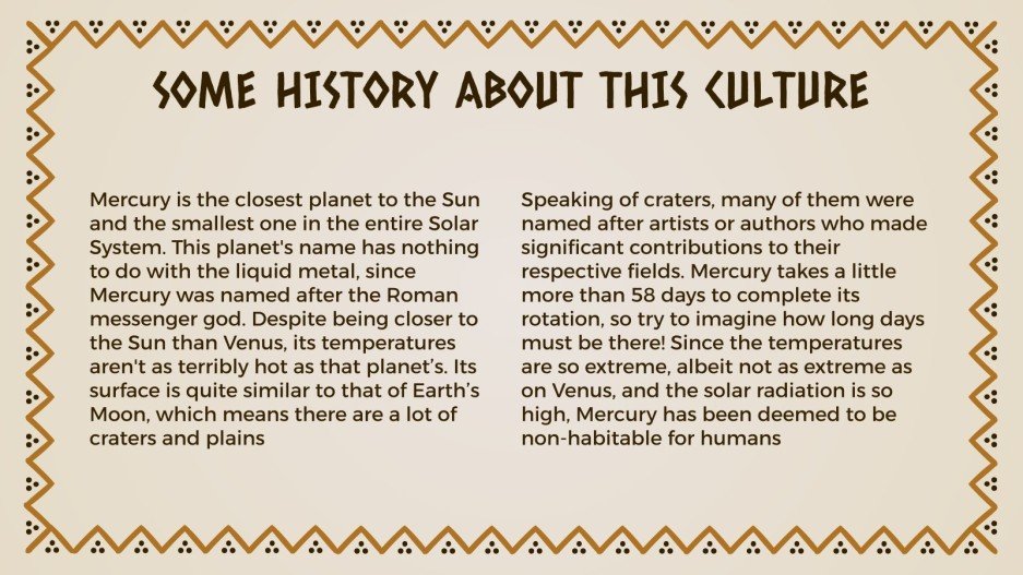 Aztecs Culture Presentation