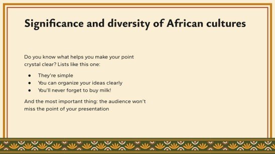 Anthropology Major for College: African Cultural Artifacts