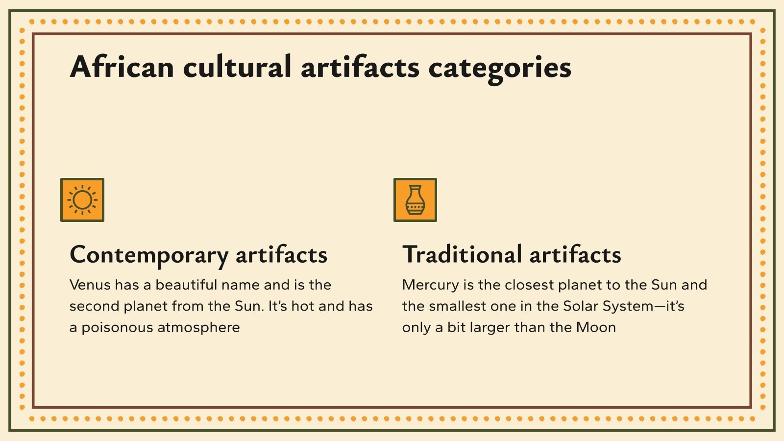 Anthropology Major for College: African Cultural Artifacts