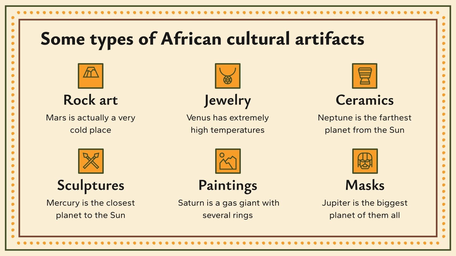 Anthropology Major for College: African Cultural Artifacts