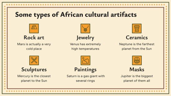 Anthropology Major for College: African Cultural Artifacts