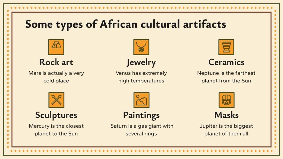 Anthropology Major for College: African Cultural Artifacts
