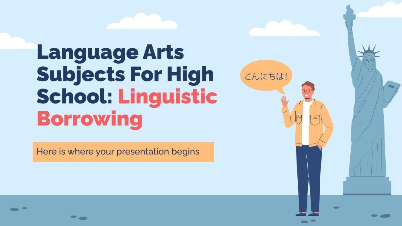 Free Google Slides & PPT templates about languages