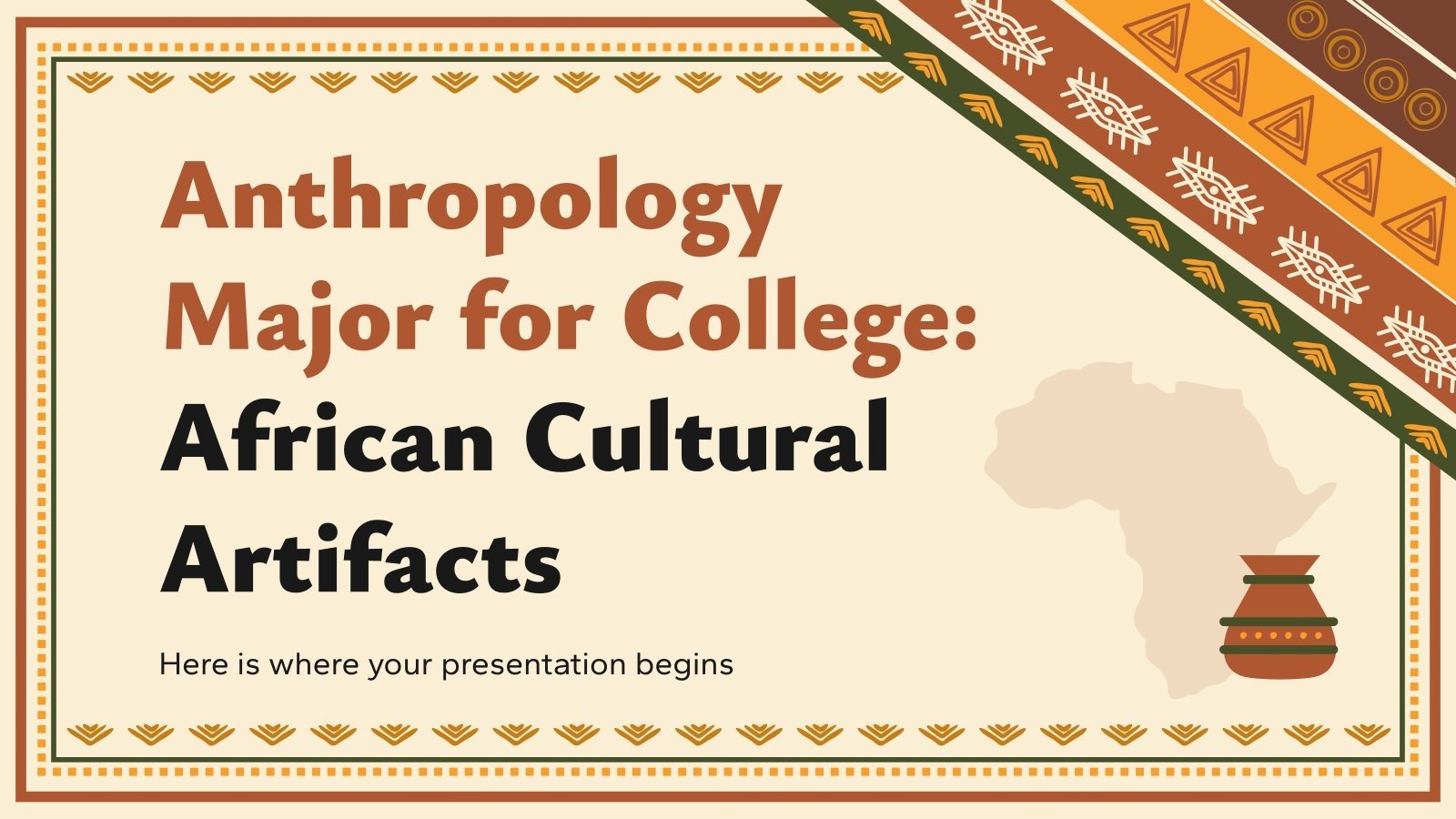 Modelos grátis sobre África do Google Slides e PowerPoint