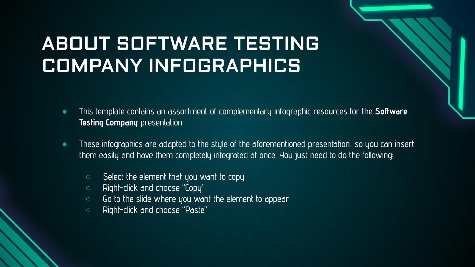 Software Testing Company Infographics | Google Slides & PPT