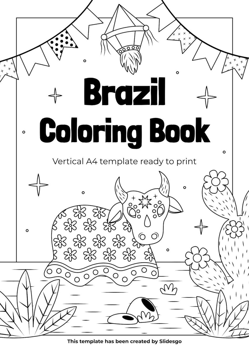 Free Coloring Book Google Slides and Powerpoint templates