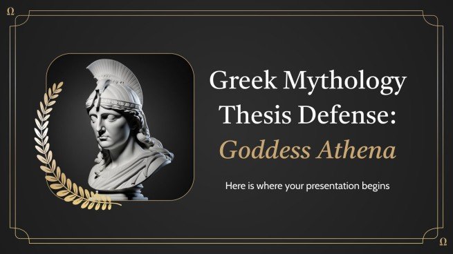 Greek Mythology Thesis Defense: Goddess Athena Presentation