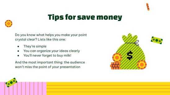Math Subject for Middle School: Make a Budget Presentation