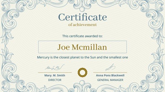 Regency Era Style Diplomas for College Presentation