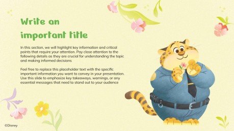 Zootopia Presentation