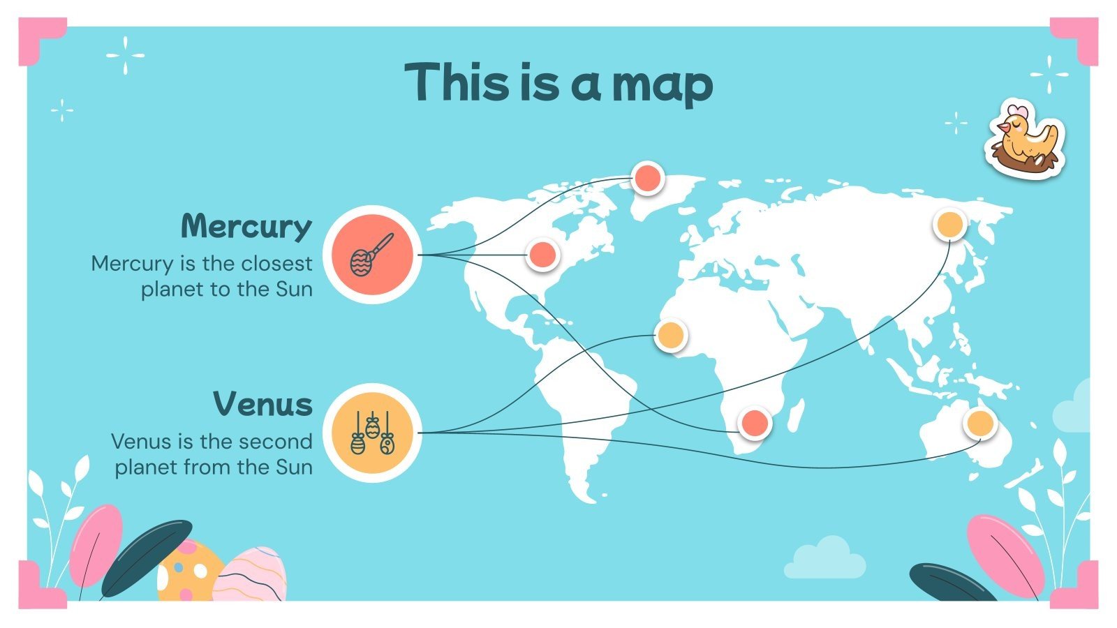 Ronnie The Bunny Easter Stickers Minitheme Presentation