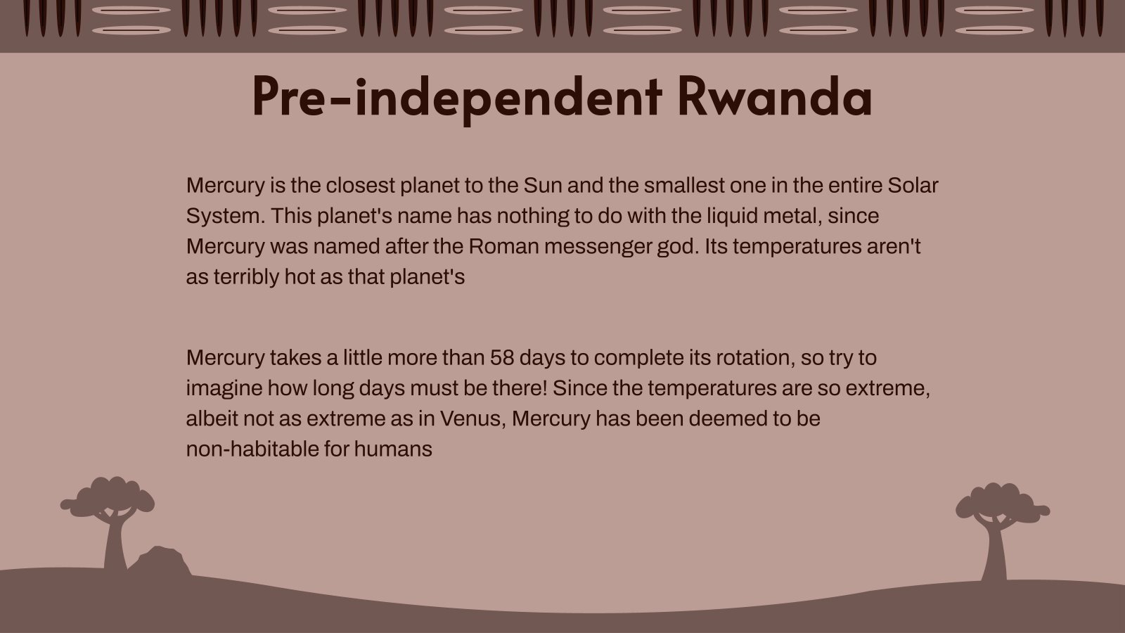 Rwanda Genocide History Lesson Presentation