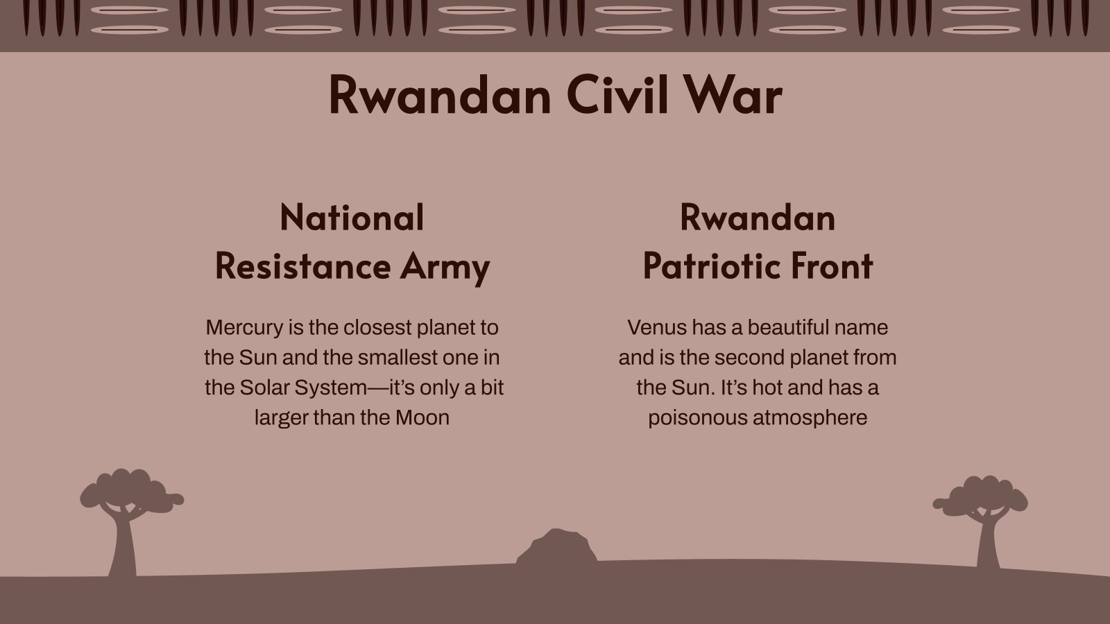 Rwanda Genocide History Lesson Presentation