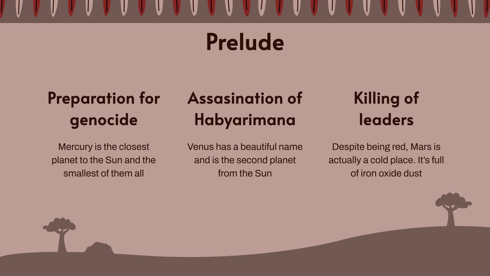 Rwanda Genocide History Lesson Presentation