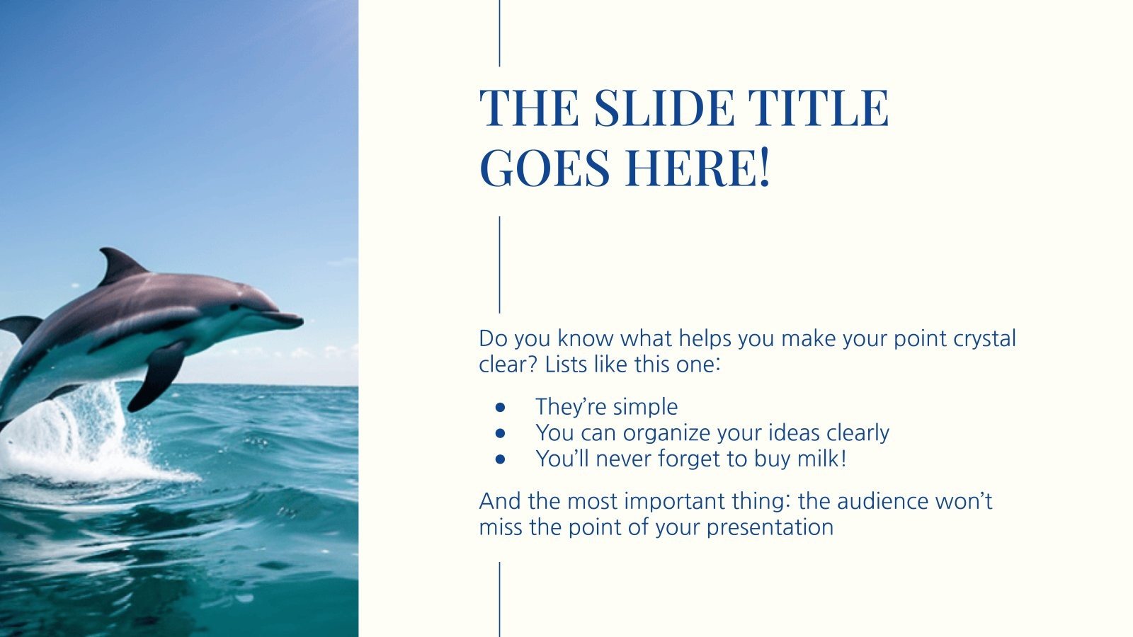 Dolphin Habitat and Adaptations Presentation