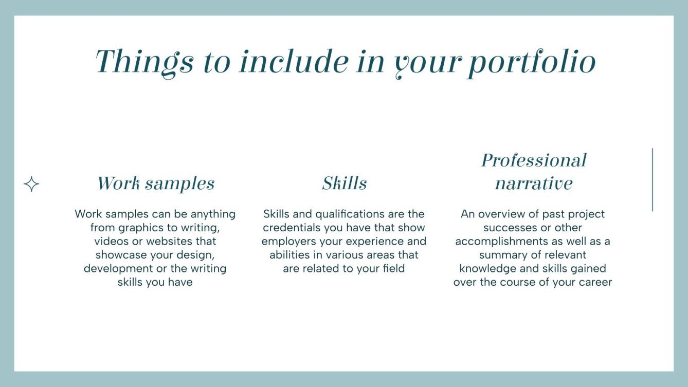 Clean and Elegant Portfolio Presentation