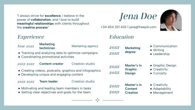 Clean and Elegant Portfolio Presentation