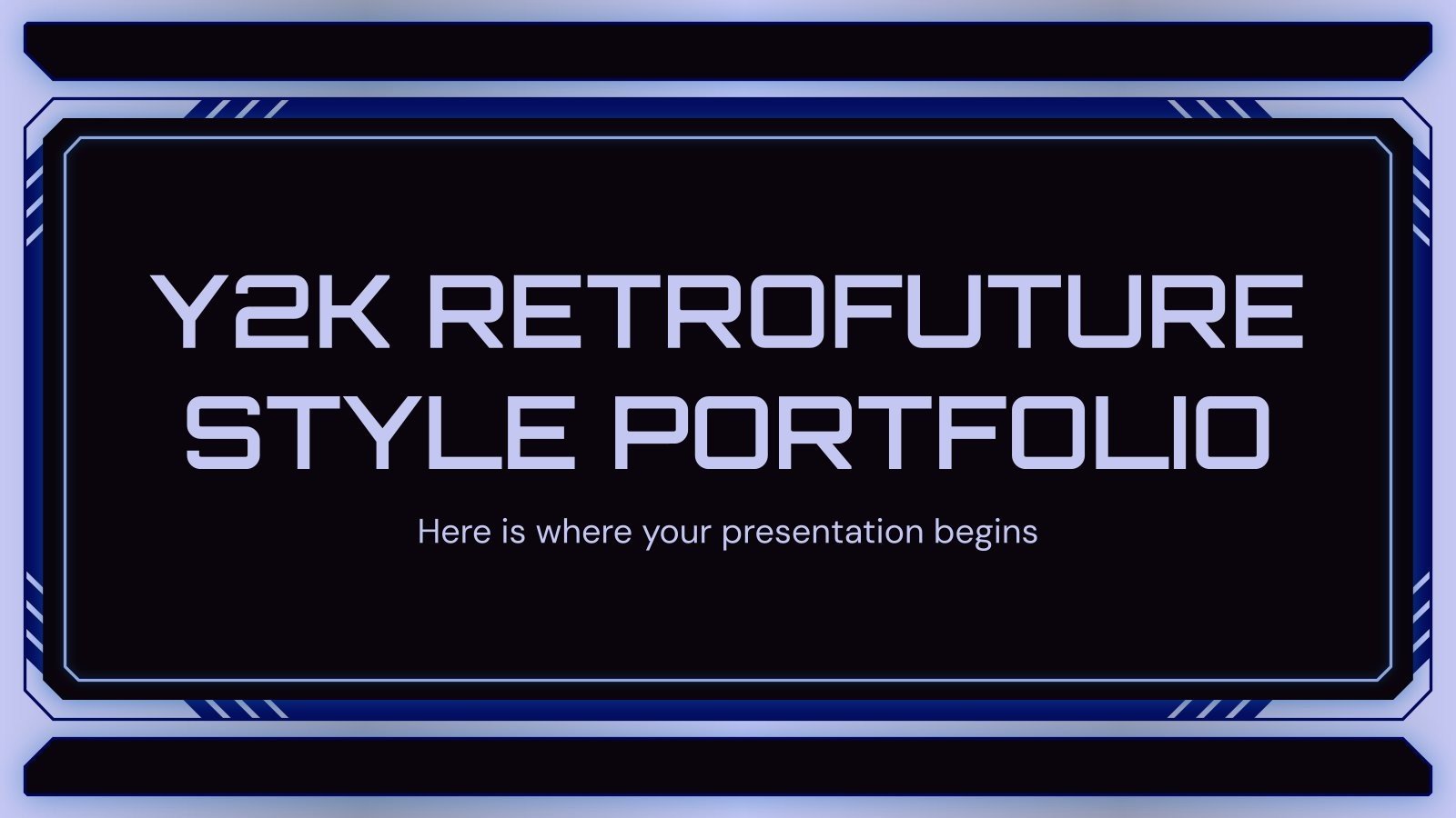 Y2K Retrofuture Style Portfolio Presentation
