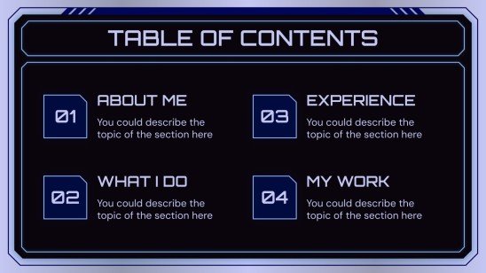 Y2K Retrofuture Style Portfolio Presentation