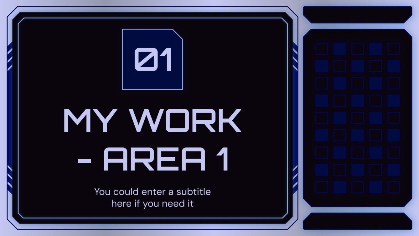 Y2K Retrofuture Style Portfolio Presentation