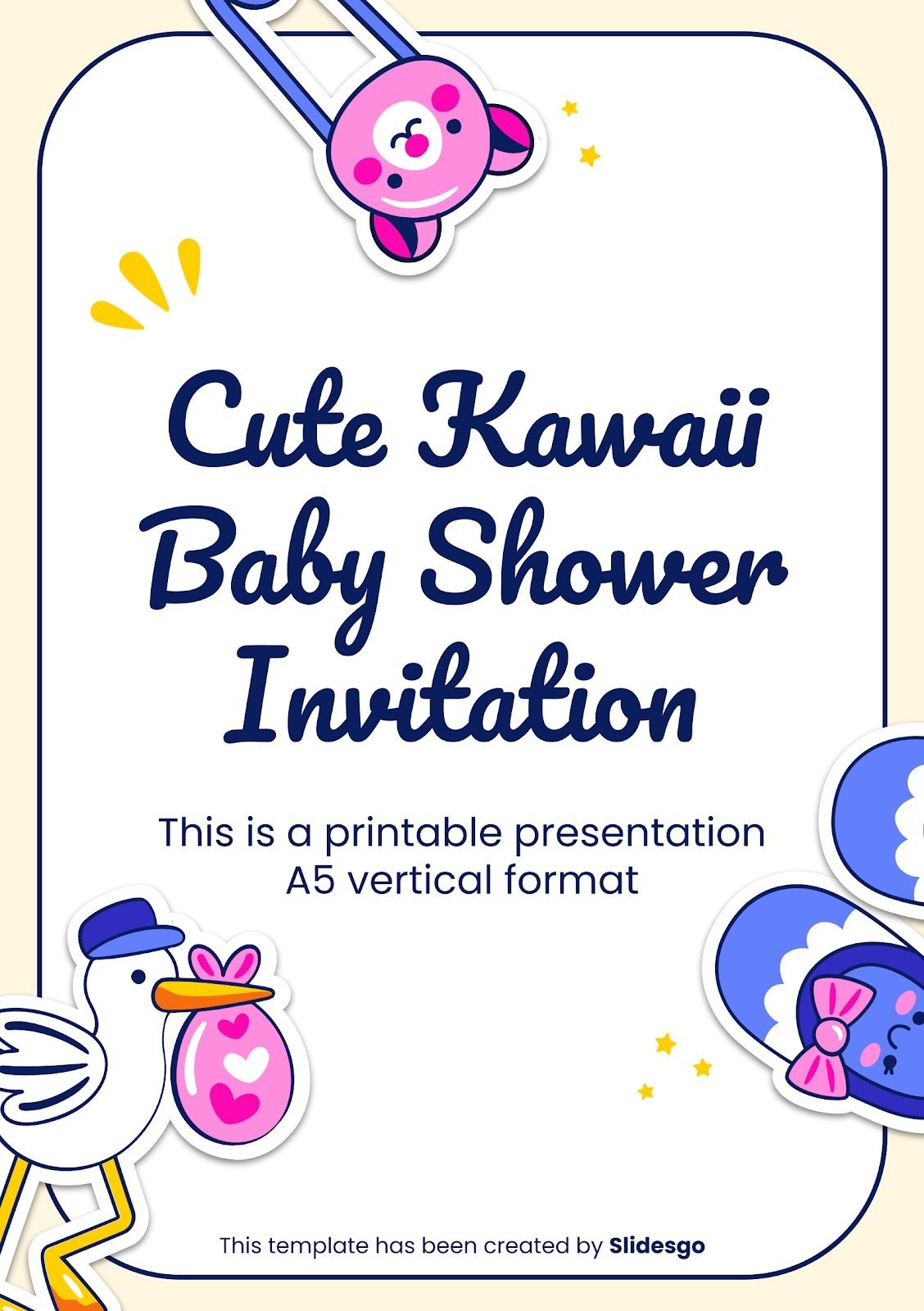 Free baby-themed templates for Google Slides and PPT