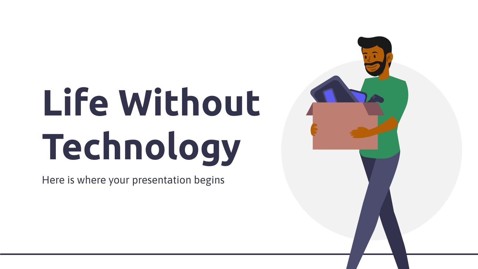 Life Without Technology Presentation
