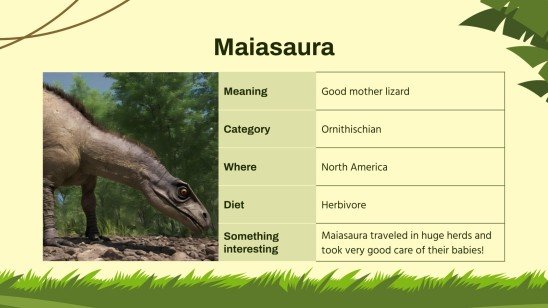 Apresentação Enormes herbívoros