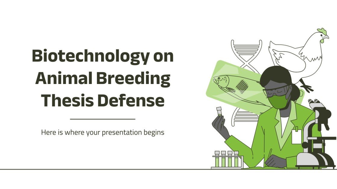 Google Slides and PowerPoint templates about biotechnology