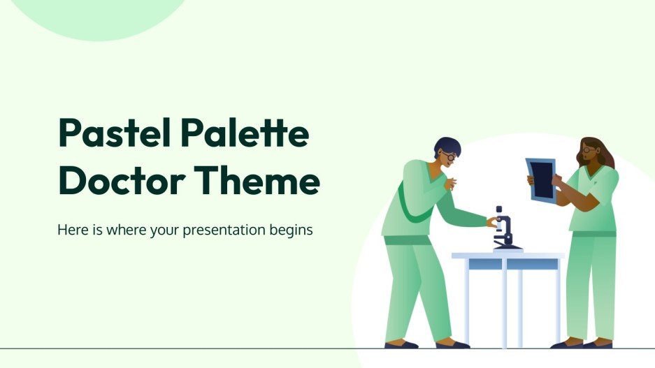 Pastel Palette Doctor Theme Presentation