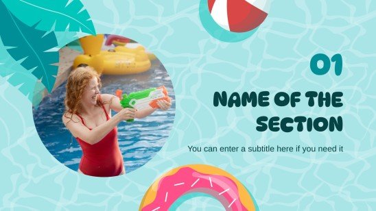 Floatie Presentation Template Presentation