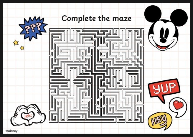 Mickey Mouse Worksheet Presentation