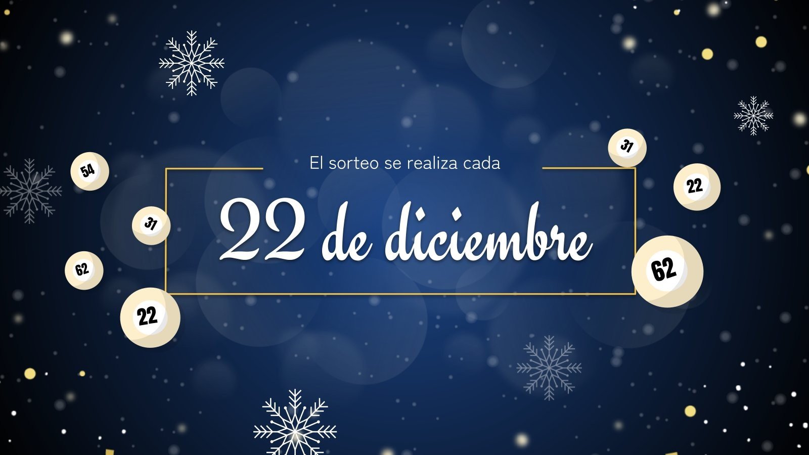 Spanish Christmas Lottery Minitheme | Google Slides & PPT
