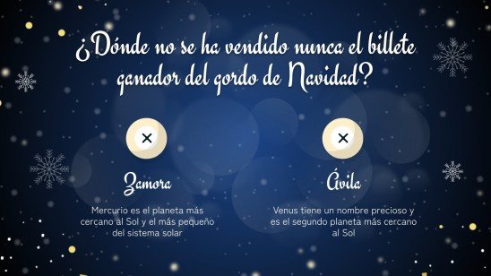 Spanish Christmas Lottery Minitheme | Google Slides & PPT
