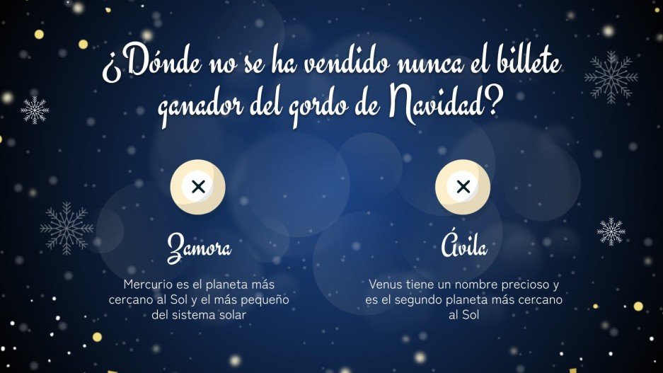 Spanish Christmas Lottery Minitheme | Google Slides & PPT