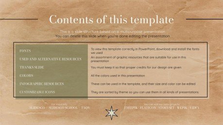 Parchment Paper Texture Theme Presentation