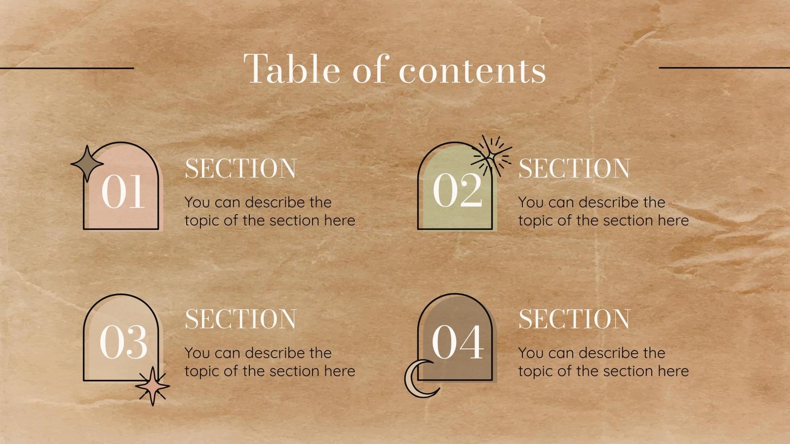 Parchment Paper Texture Theme Presentation