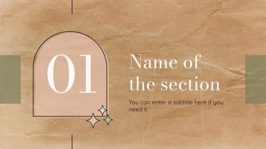 Parchment Paper Texture Theme Presentation