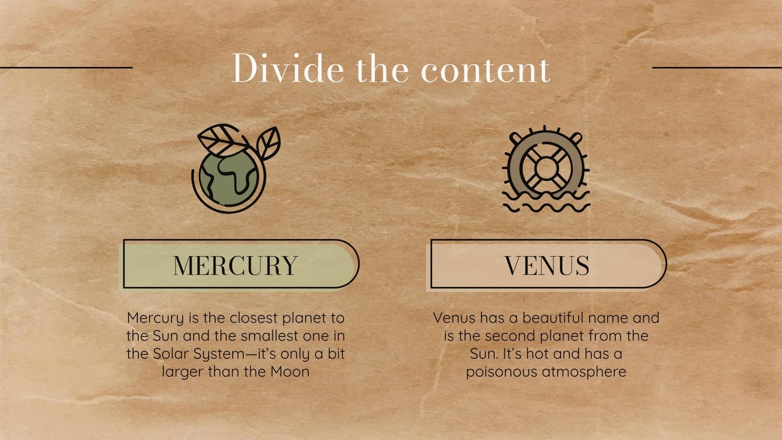 Parchment Paper Texture Theme Presentation