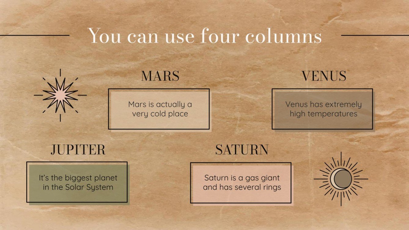 Parchment Paper Texture Theme Presentation