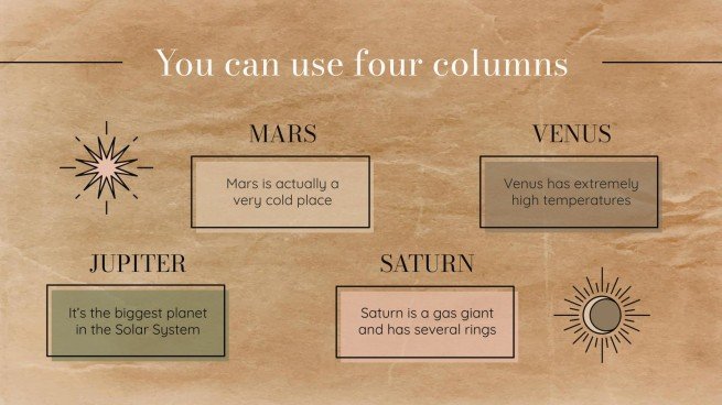 Parchment Paper Texture Theme Presentation