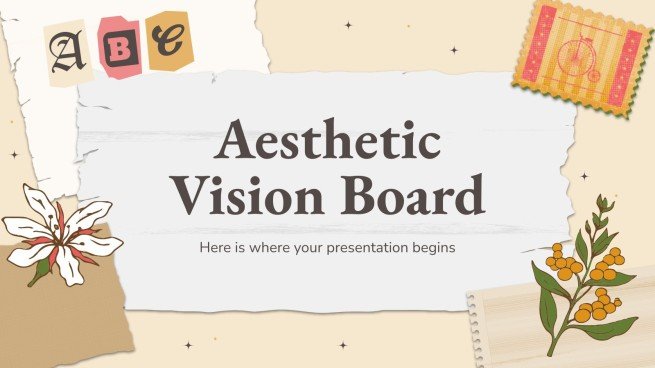Vision board templates for Google Slides & PowerPoint