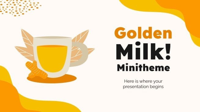 Free golden templates for Google Slides and PowerPoint