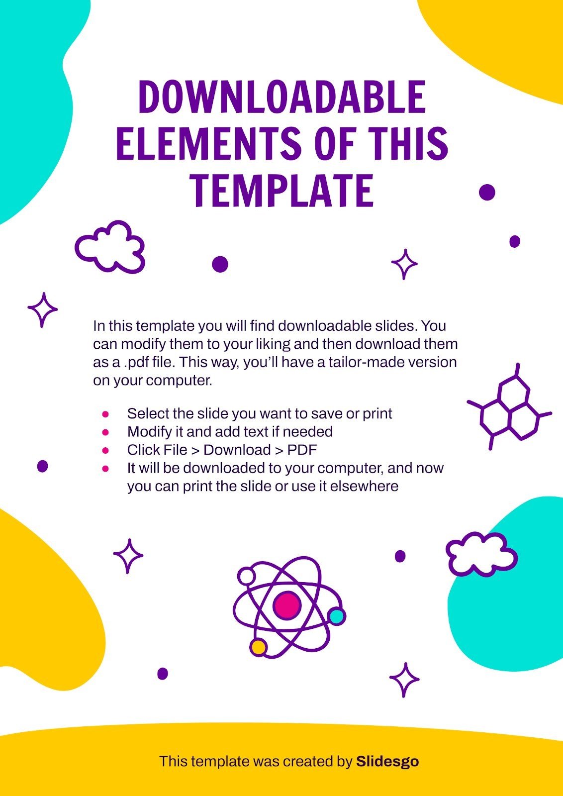 Science Decor Printable Posters for Pre-K Presentation