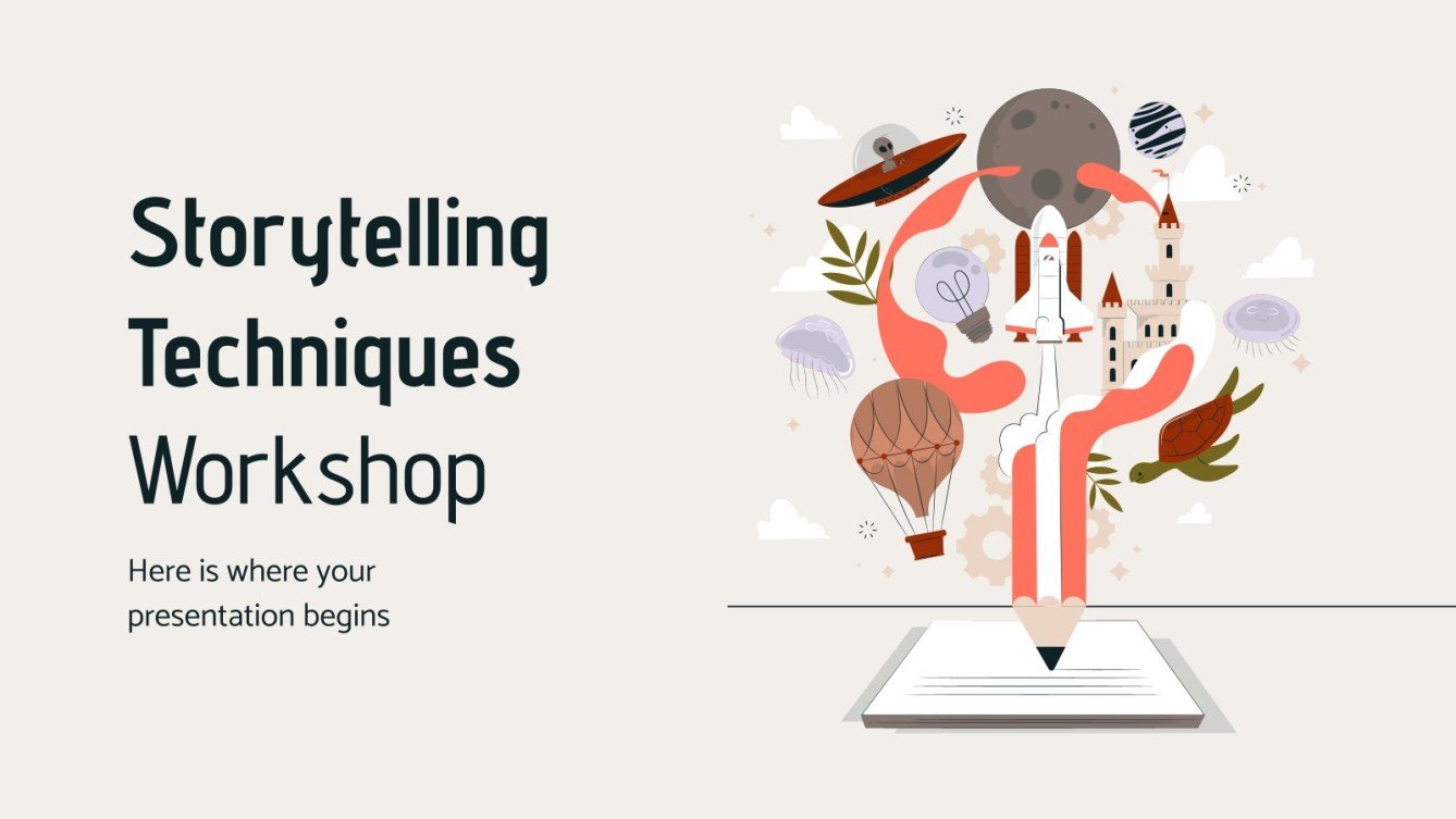 Free Google Slides and PowerPoint templates about Storytelling